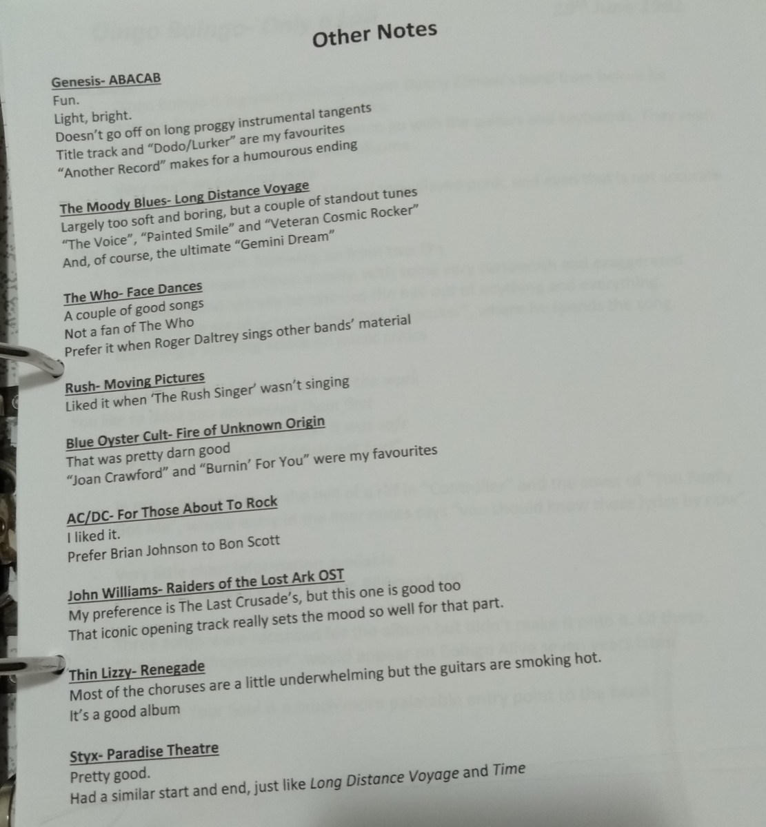 9 Mini Reviews From The Archives – Block and Roll